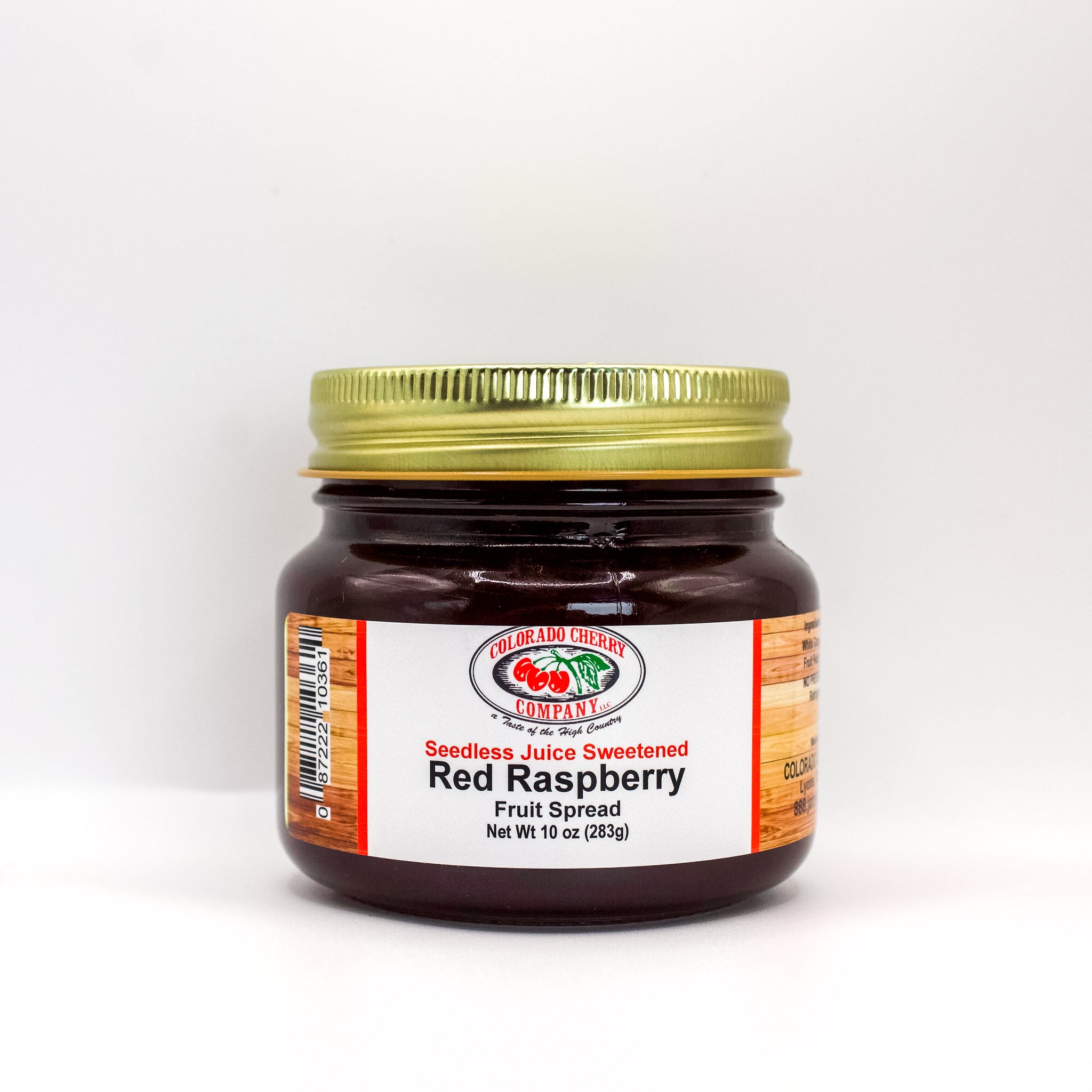 Juice Sweetened Red Raspberry Spread – Colorado Cherry Company